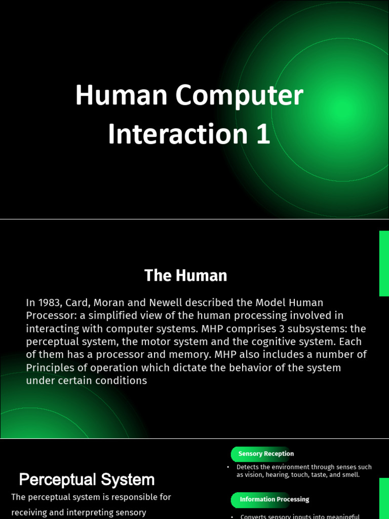 uNIT-1-2 | PDF | Human–Computer Interaction | Perception