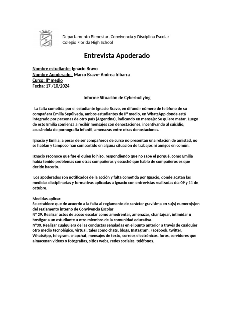 Ignacio Bravo | PDF | Acoso cibernético