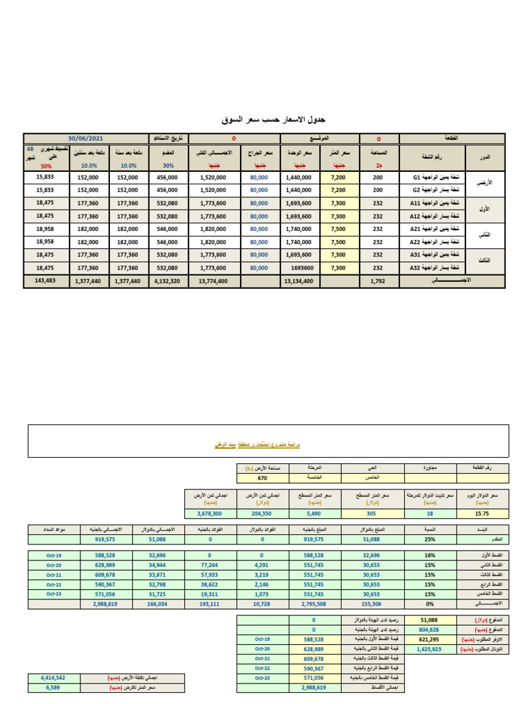 Feasability Study - New Cairo | PDF