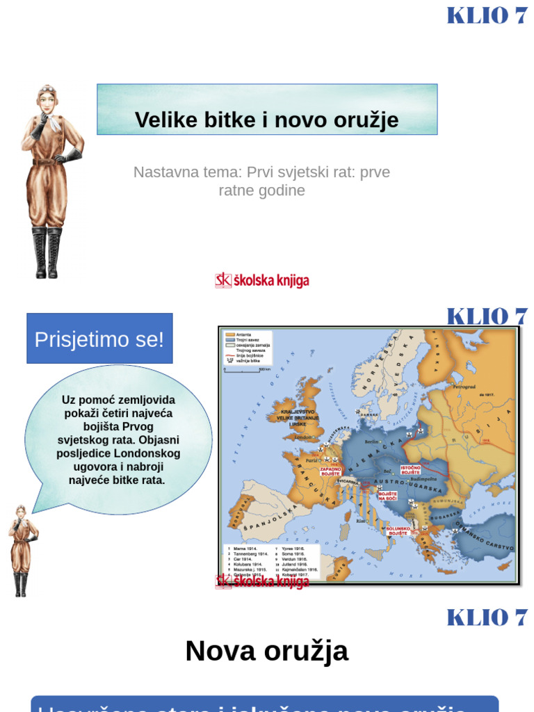 Klio 7 - PPT - Velike Bitke I Novo Oruzje | PDF