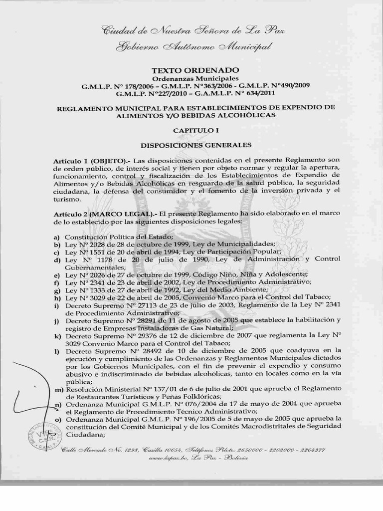 Texto Ordenado 634 | PDF