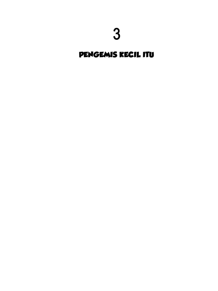 Puisi Pengemis Kecil dan Harapan | PDF | Puisi