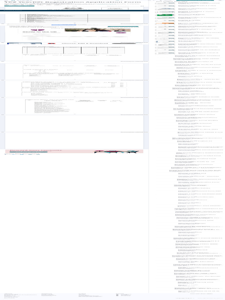 TCZ Teacher Registration Application Form - PDF - Teachers - College | PDF