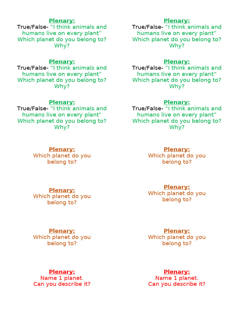 Plenary Question | PDF | Philosophy | Religion & Spirituality