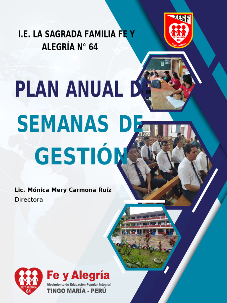 Plan Semanas de Gestión 2024 IE Sagrada Familia | PDF | Evaluación | Maestros
