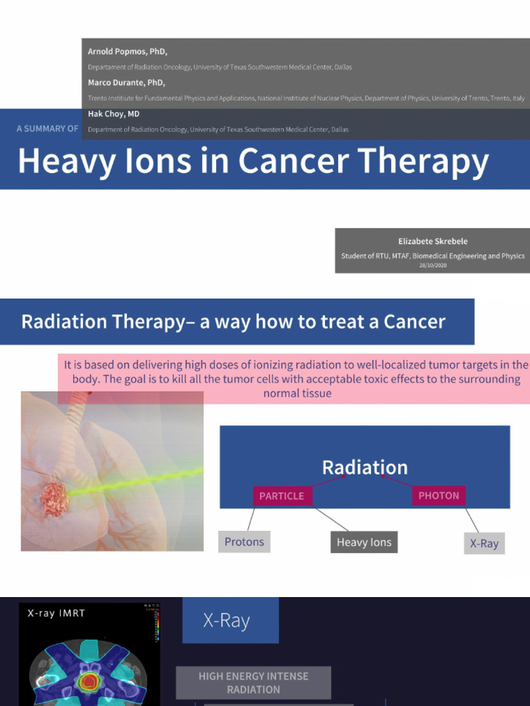 Radiotherapy Techniques Overview | PDF