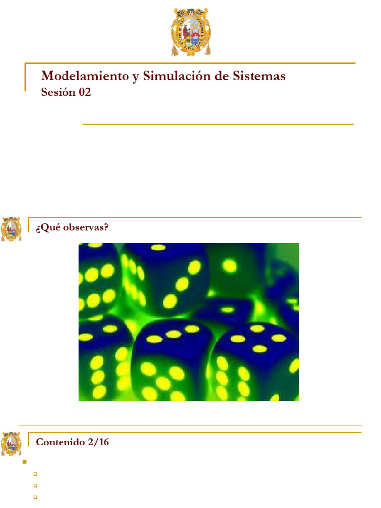 Unmsm MSS S02 | PDF | Simulación | Algoritmos