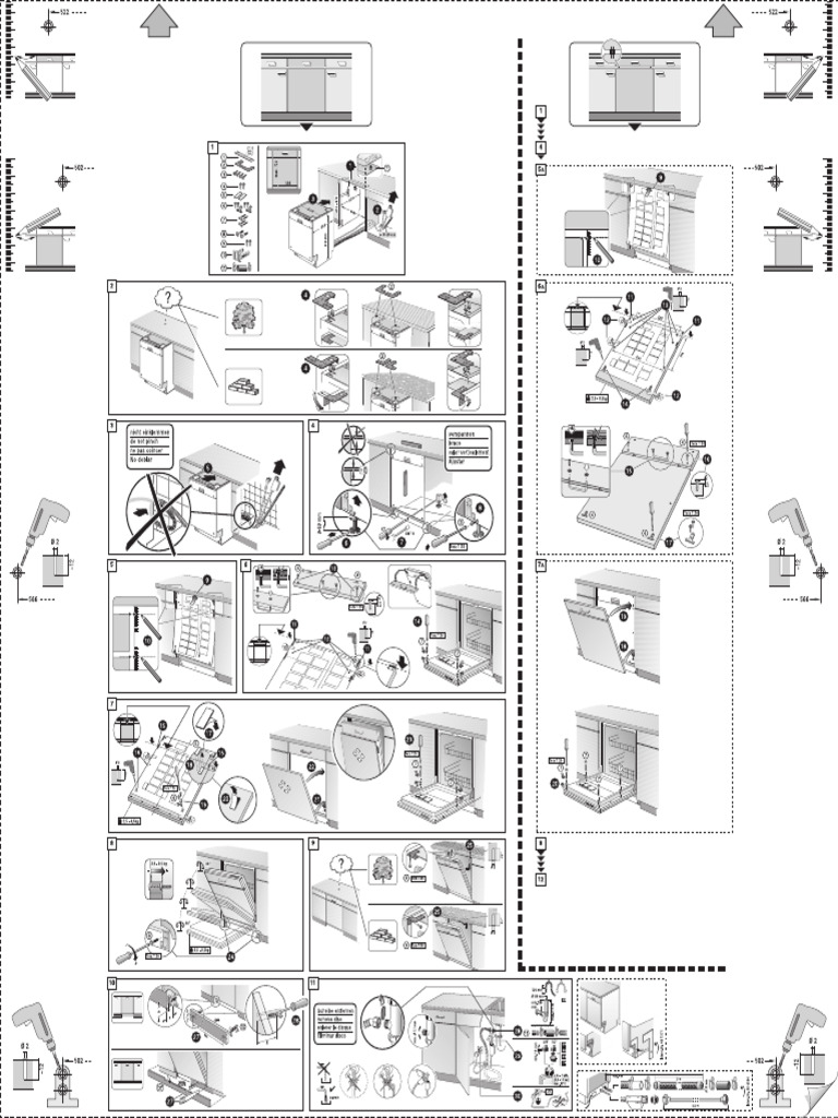 Bosch Dishwasher Fitting Instructions | PDF