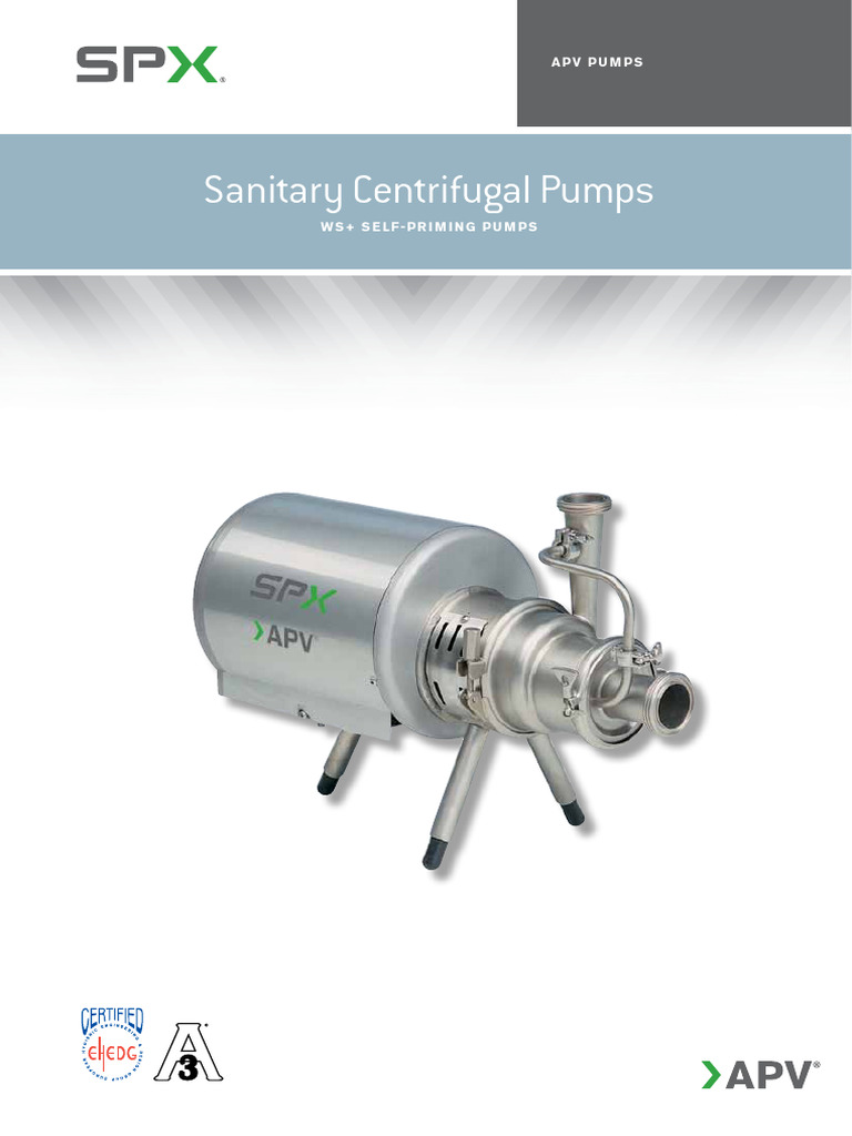 APV Pumps WsPlus Sanitary 7026 02 04 2012 GB | PDF | Pump | Chemical ...