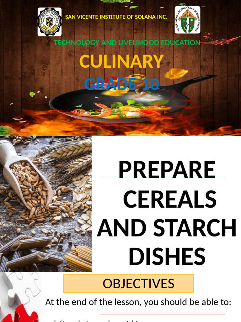 20 Starch and Cereal Dish Recipes | PDF | Foods | Cooking