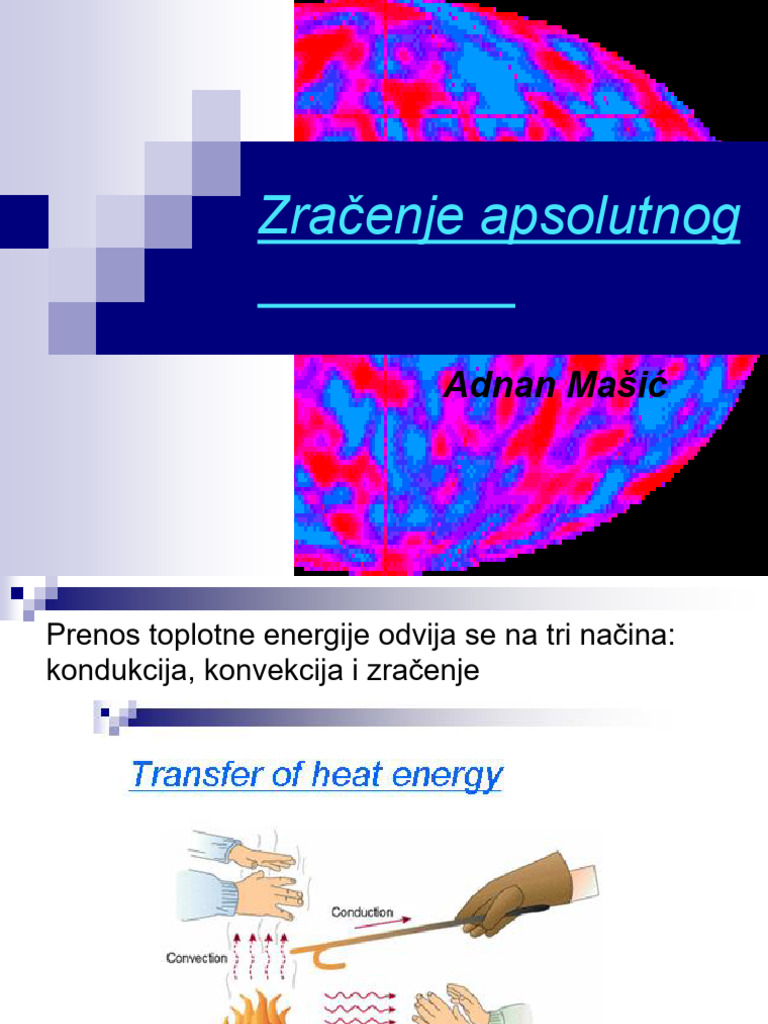 5 Zracenje Crnog Tijela | PDF