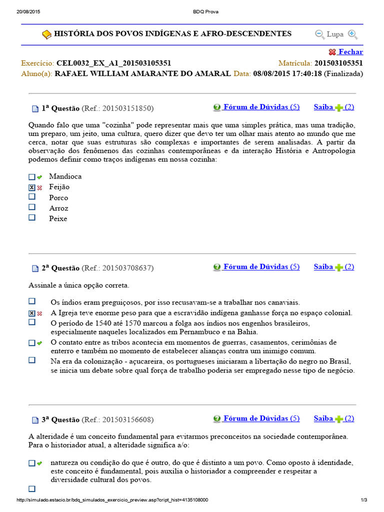 História dos Povos Indígenas e Afrodescendentes | PDF | Povos indígenas