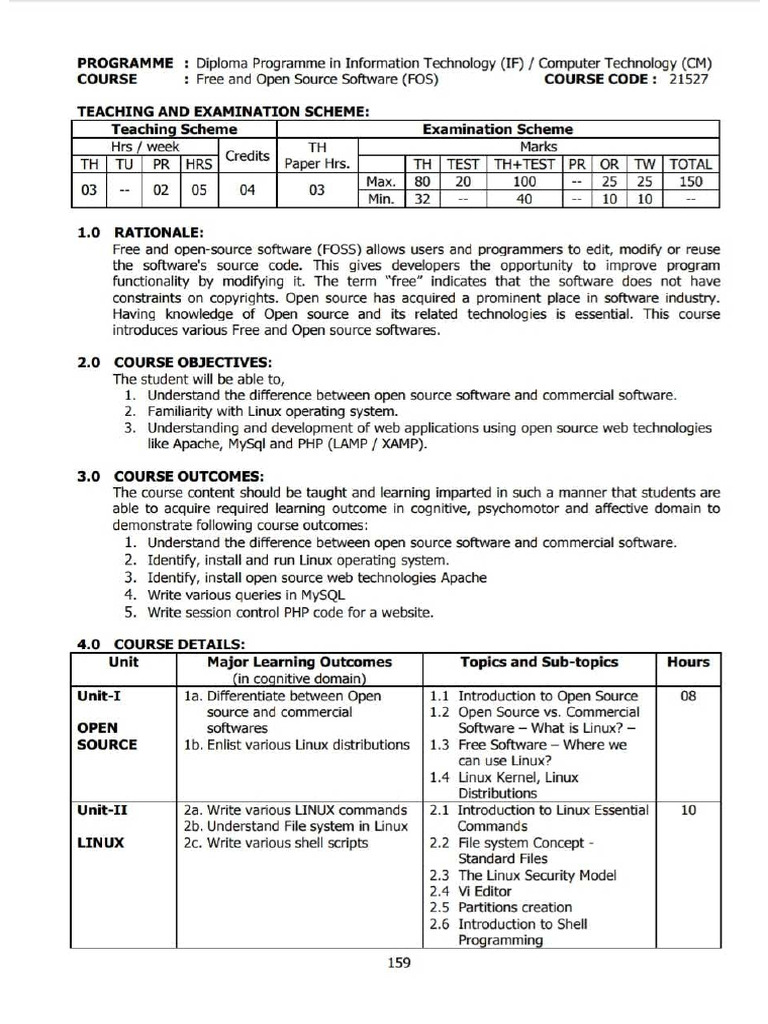 FOS (Free and Open Source Software) | PDF