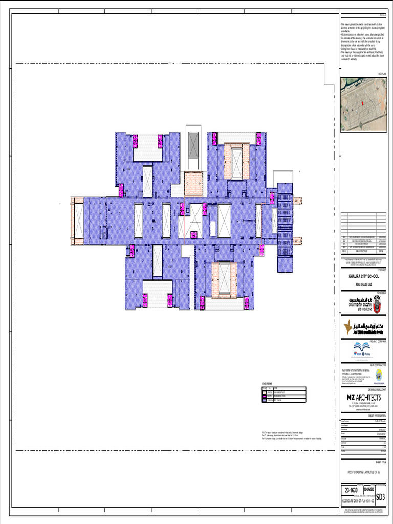 Kcs Mza RF DRW ST PLN 10341 Sd3 Roof Loading Layout (2 of 2) | PDF ...
