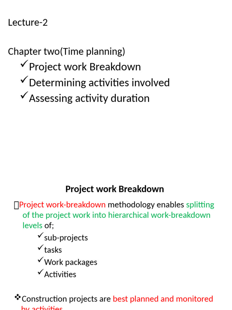 Construction Project Planning Guide | PDF | Specification (Technical Standard)