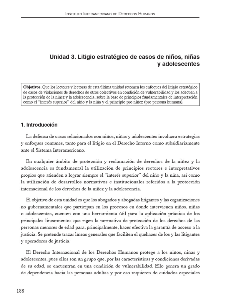 Lectura Semana 6 - m4 - p3 | PDF | Derechos de los niños | Convenio europeo de derechos humanos