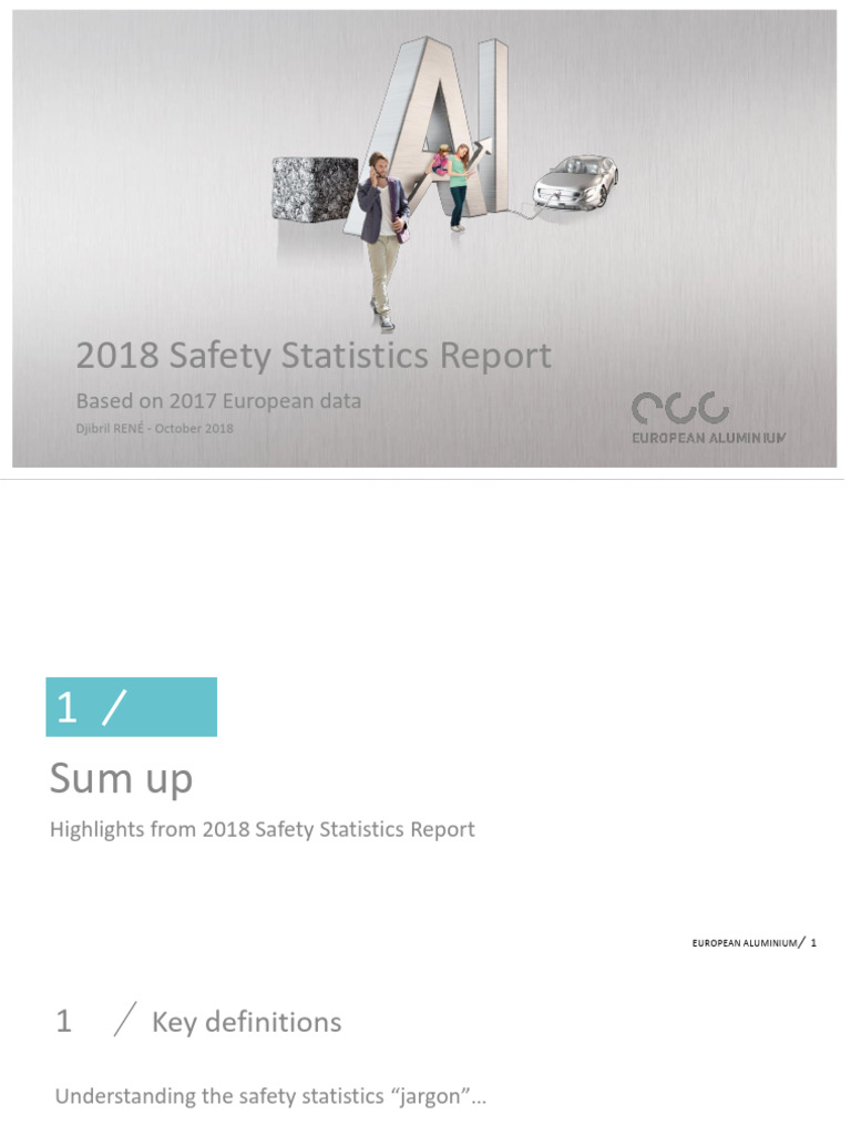 2018 European Aluminium Draft Safety Statistics Report - Oct 2018 - TF ...