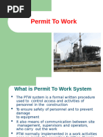 PTW Responsibilities | PDF | Safety | Occupational Safety And Health