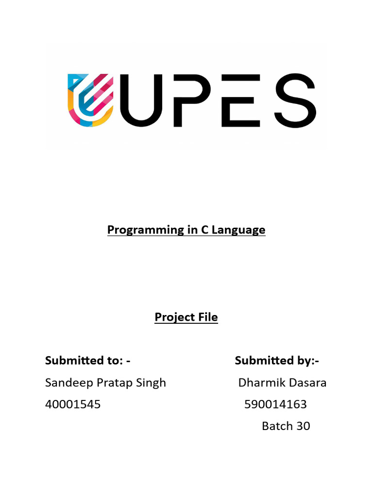 Programming in C Language Assignment1 | PDF | Computer Programming | Object Oriented Programming