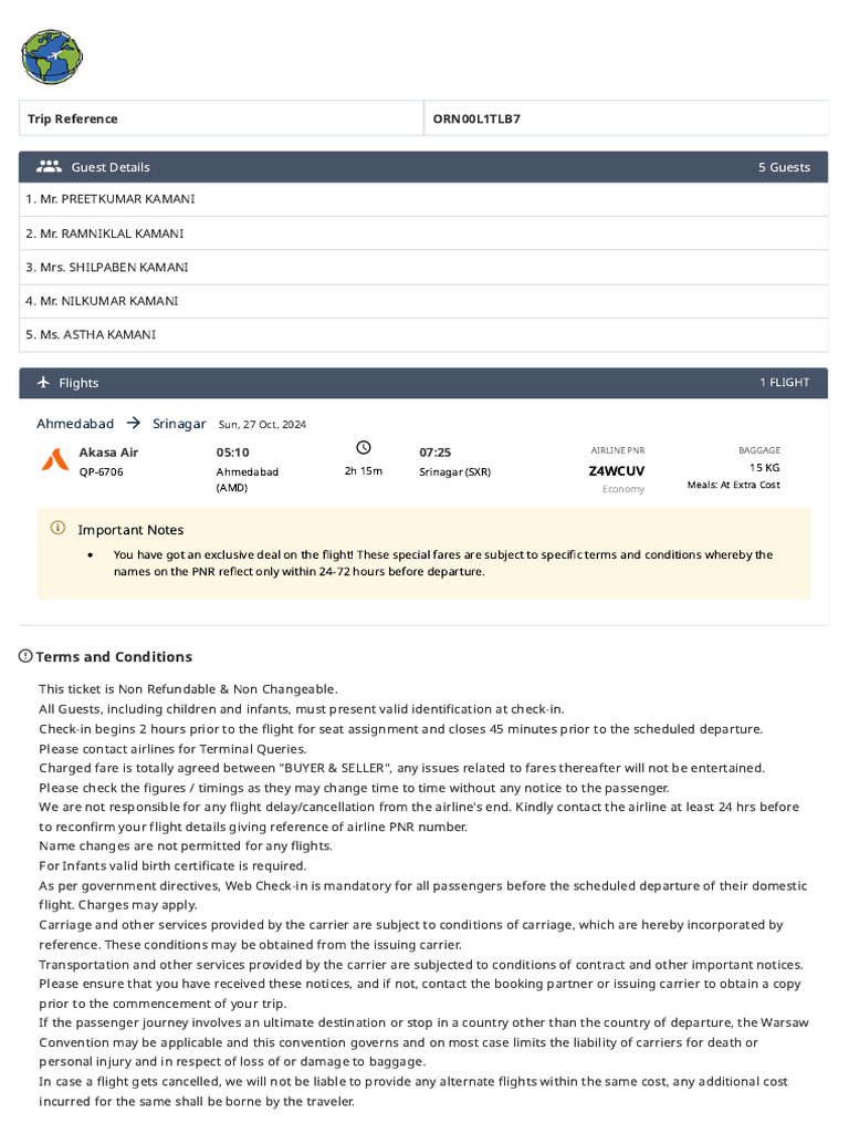Orn00l1tlb7 Voucher | PDF | Airlines | Transport