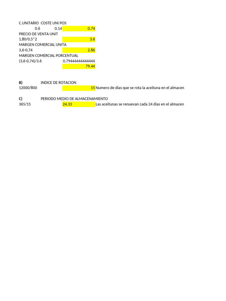 Ejercicios Logistica Tema 3 | PDF