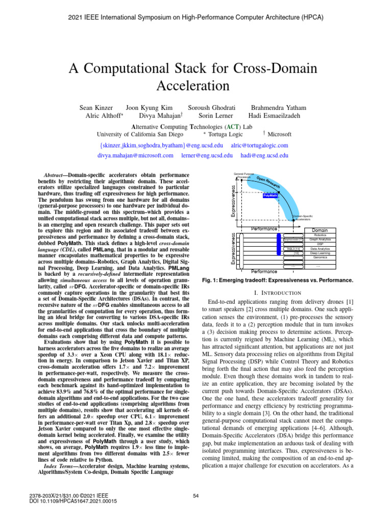 Cross-Domain Acceleration Stack | PDF | Parameter (Computer Programming) | Computer Program