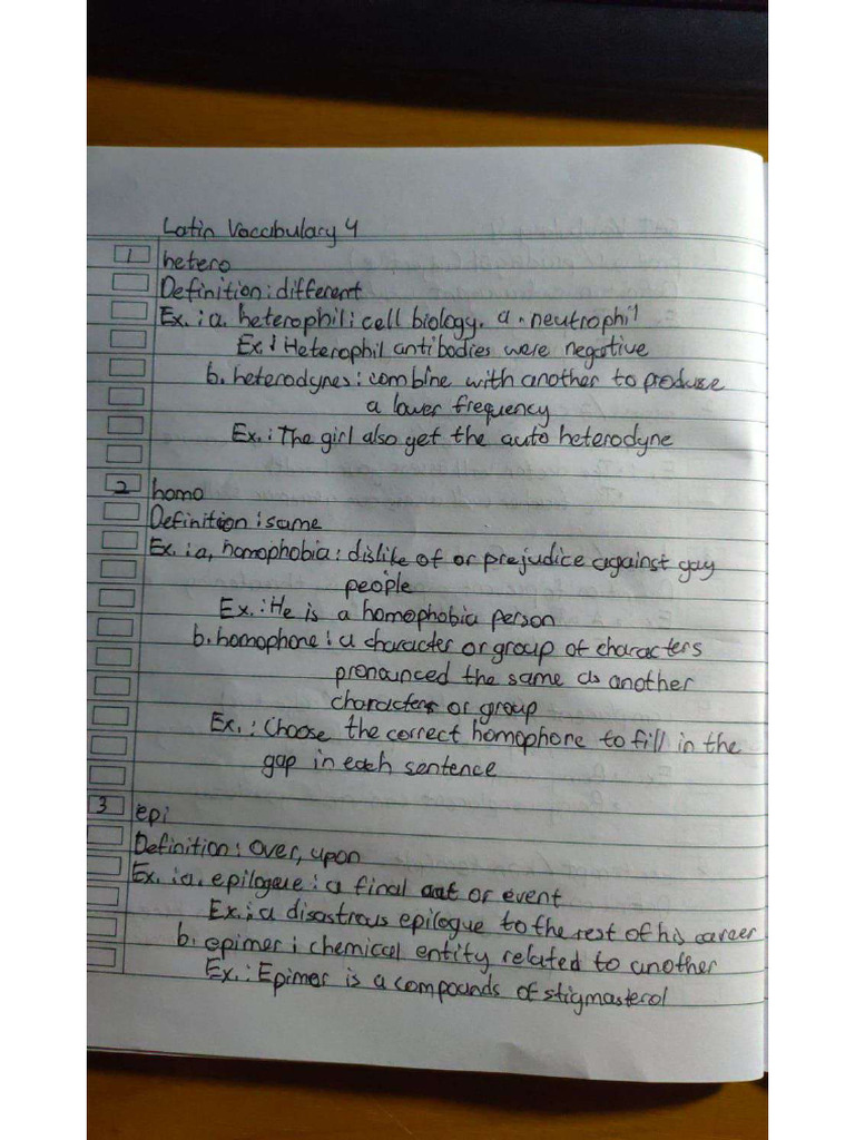 Latin Vocabulary 4 | PDF