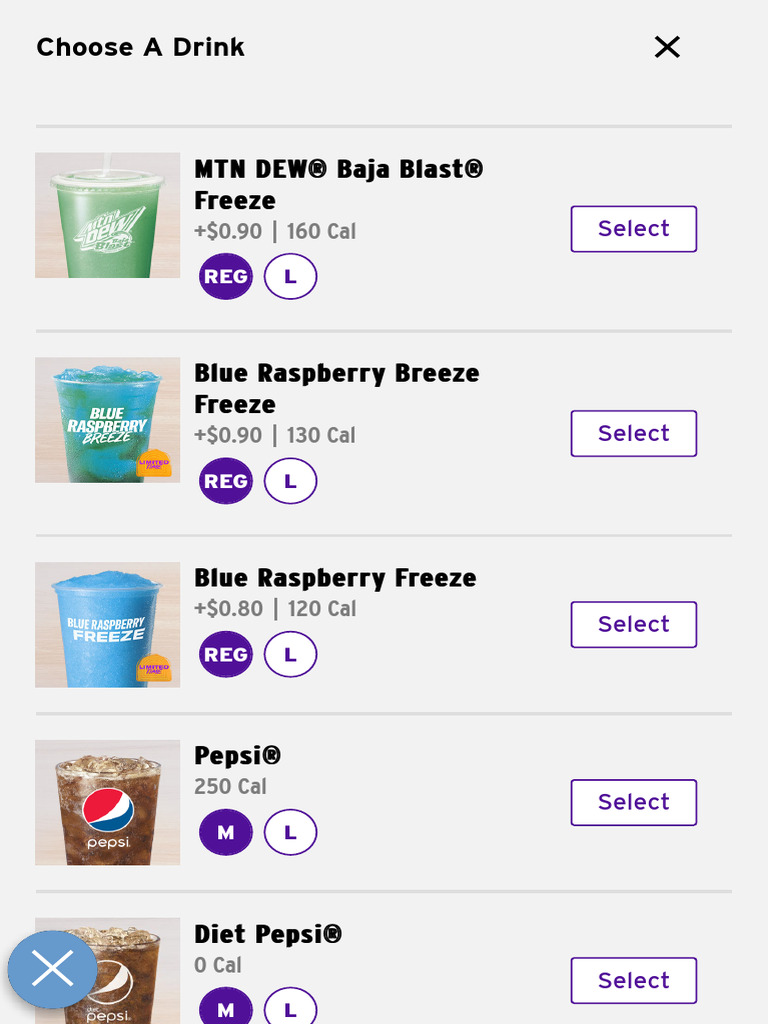 Fast Food Pickup Menu | PDF