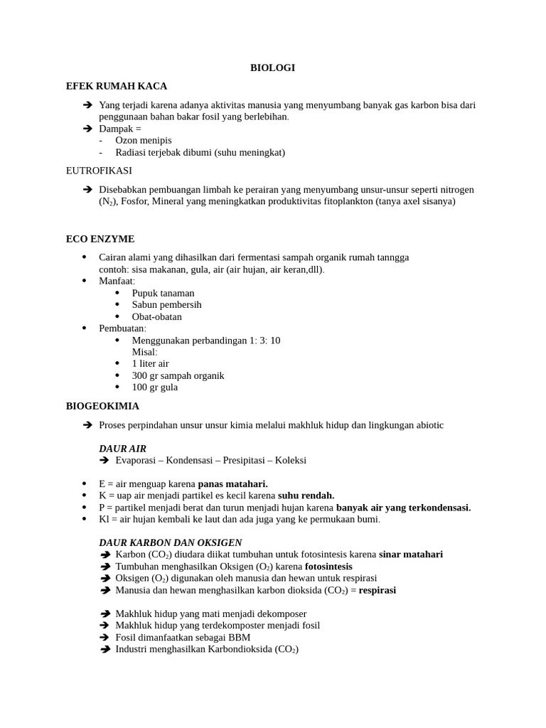 Biologi (1) Rev | PDF