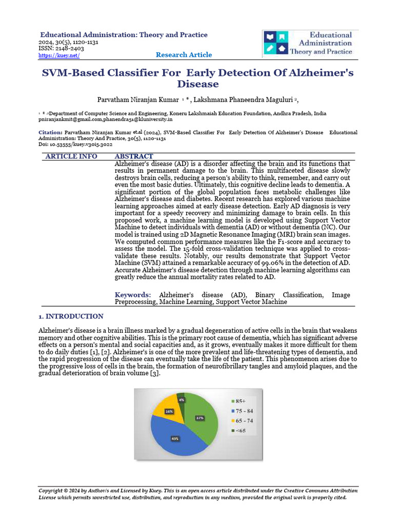 eatp-svm-based-classifier-for-early-detection-of-alzheimers-disease-07-04-2024-2 | PDF | Support ...
