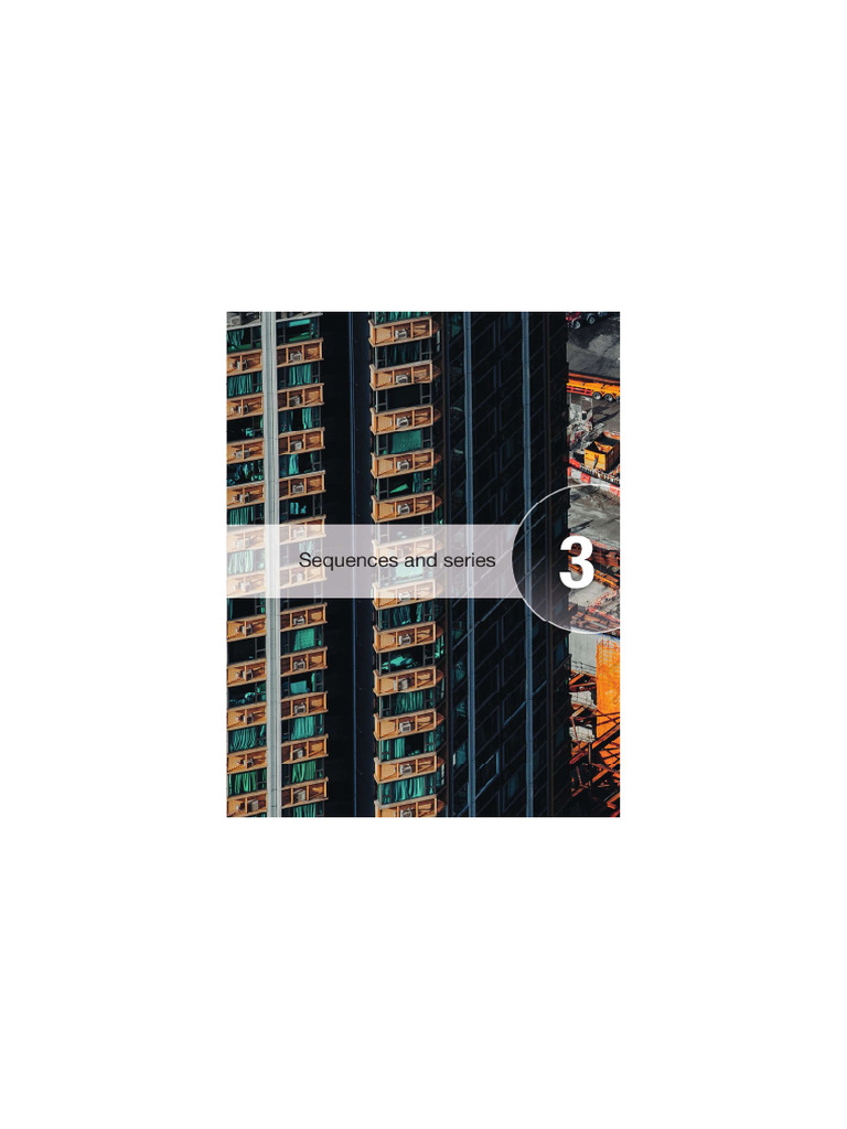 Chapter 3 Sequences and Series and Binomial Theorem | PDF