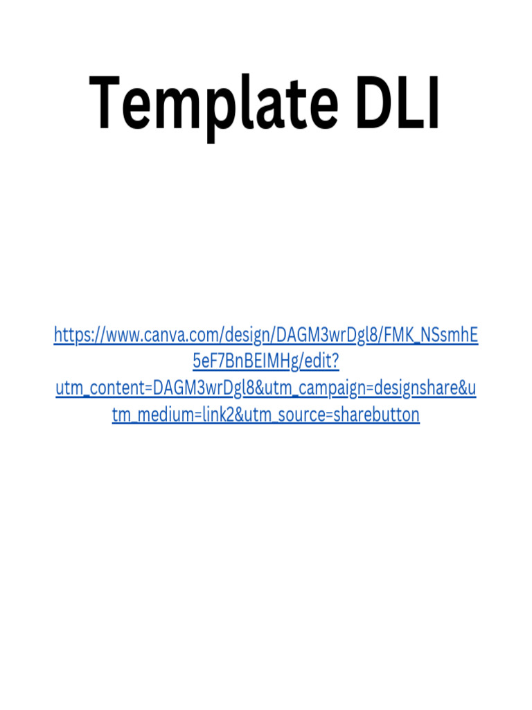 Template Video DLI | PDF