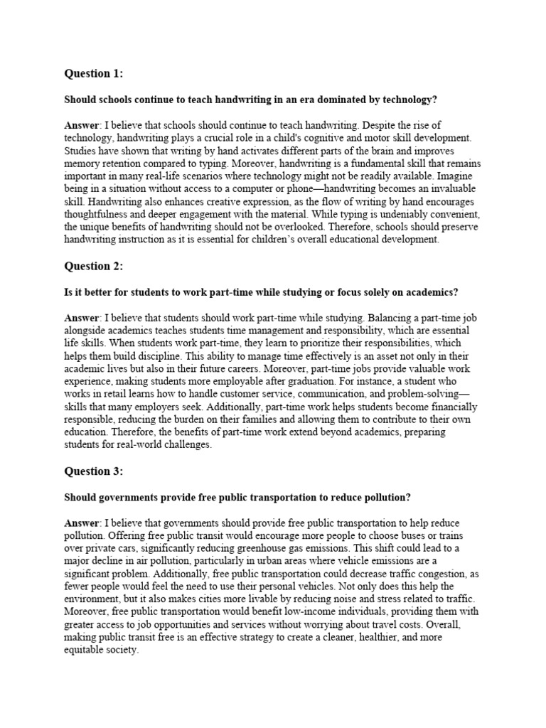 task 2 writing samples | PDF | Automation | Teachers