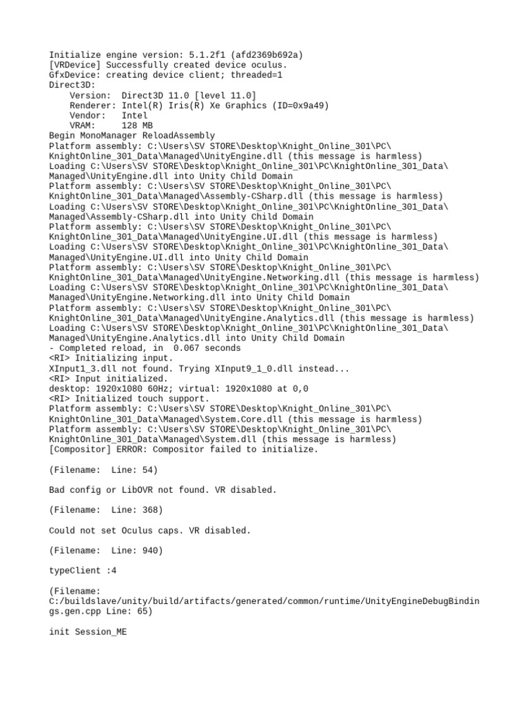 output_log | PDF | Personal Computers | Desktop Computer