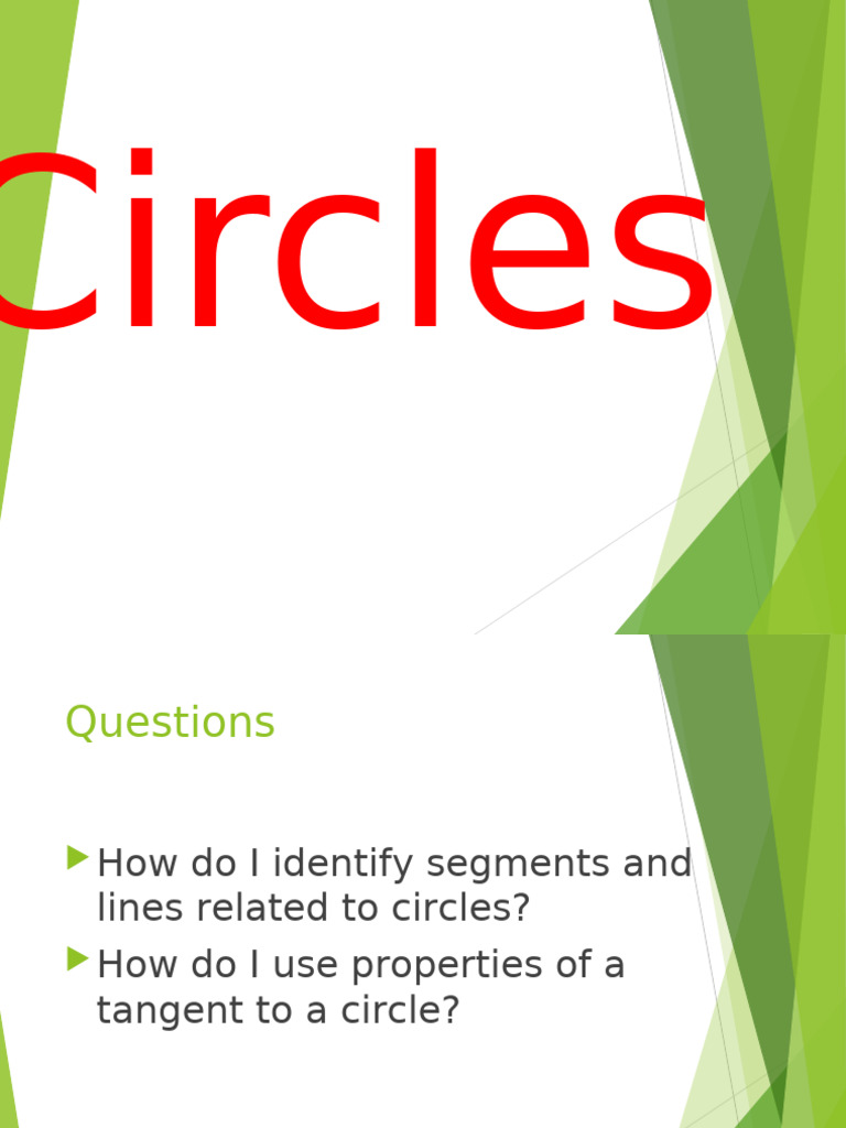 G10 Math Q2 Week 2 - 3 Angles and Arcs of Circles PowerPoint | PDF ...