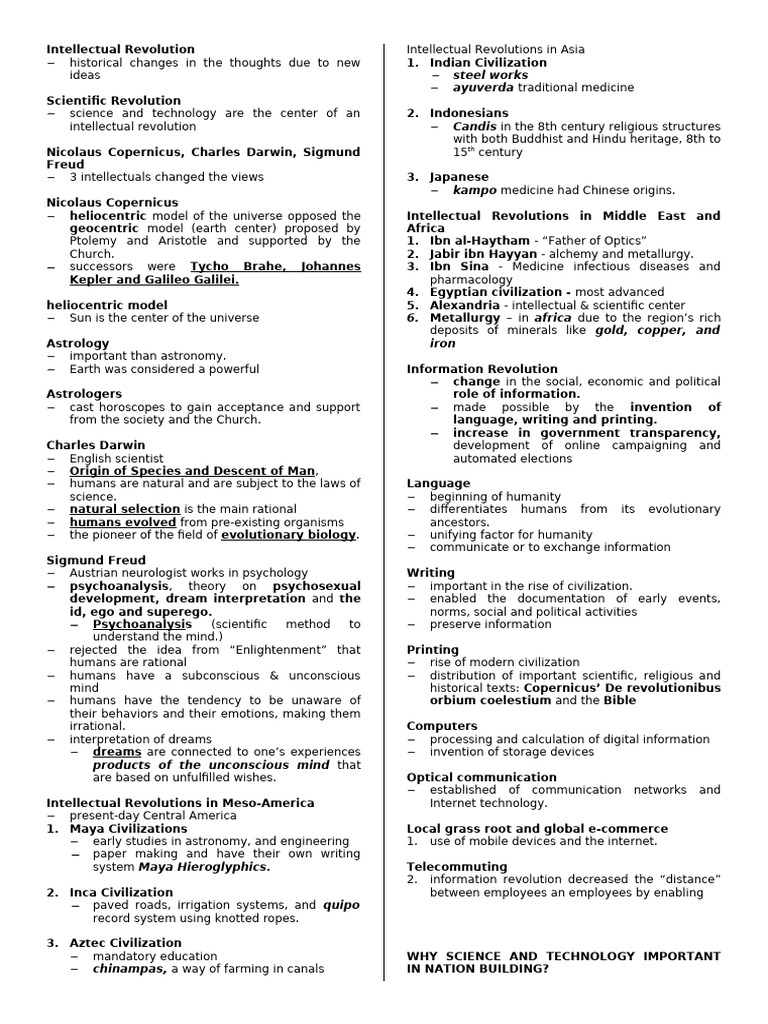 GEC 7 NOTES | PDF | Heliocentrism | Science