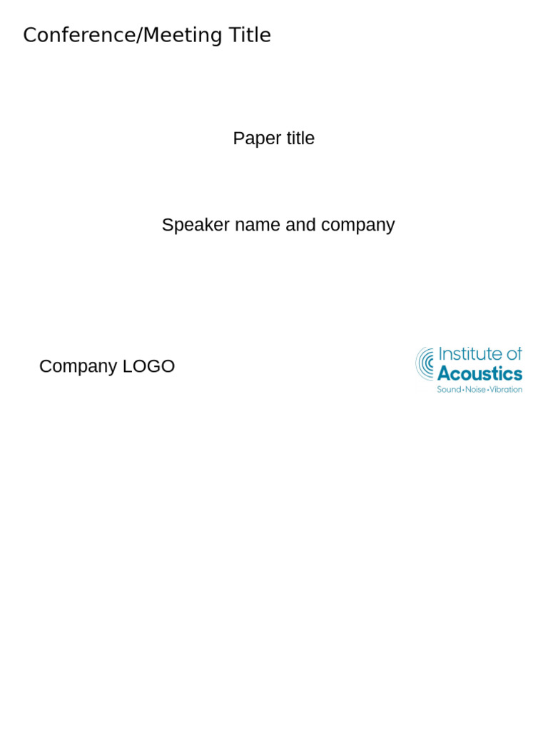 IOA Standard Presentation.2024 | PDF