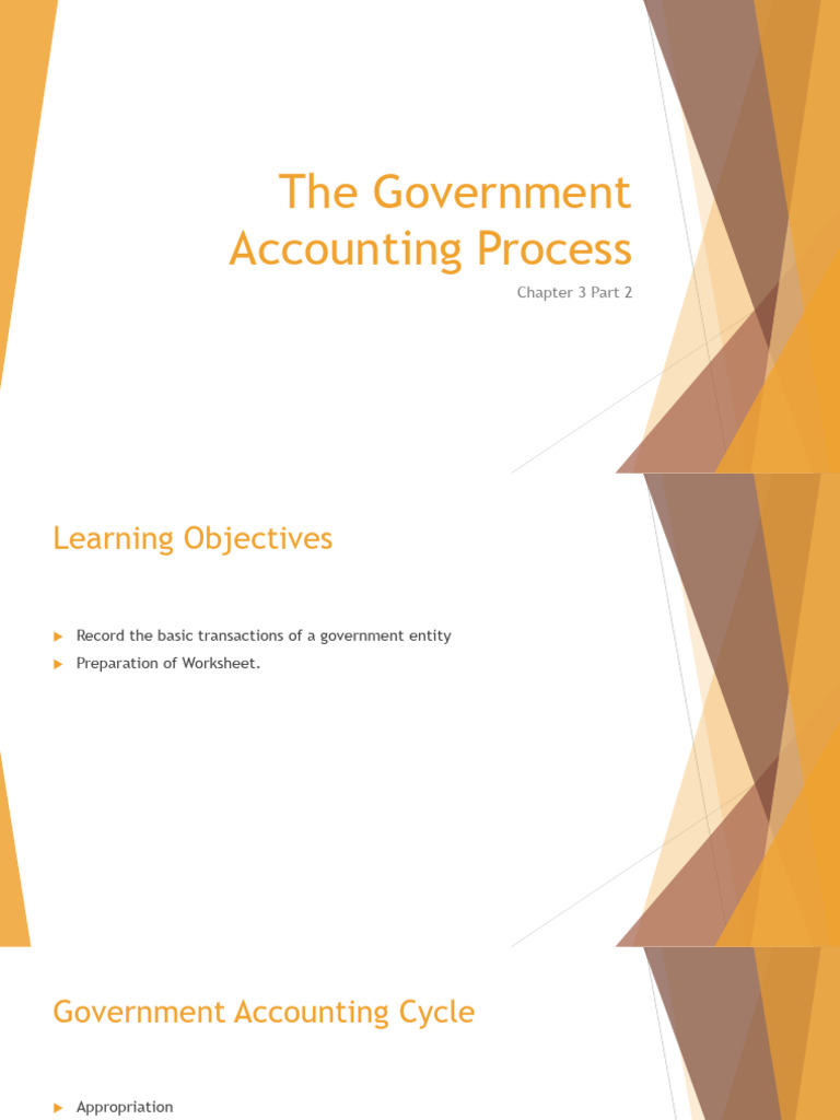 Chapter 3 Part 2 The Government Accounting Process Final | PDF ...
