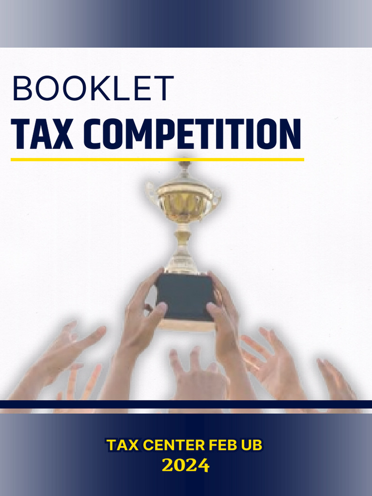 Booklet Tax Competition 2024 | PDF | Bisnis