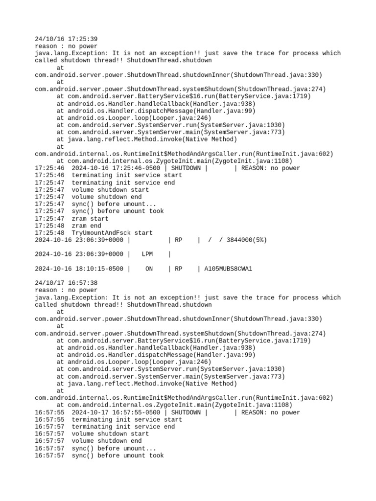 Power Off Reset Reason Backup Pdf Java Programming Language Computer Science