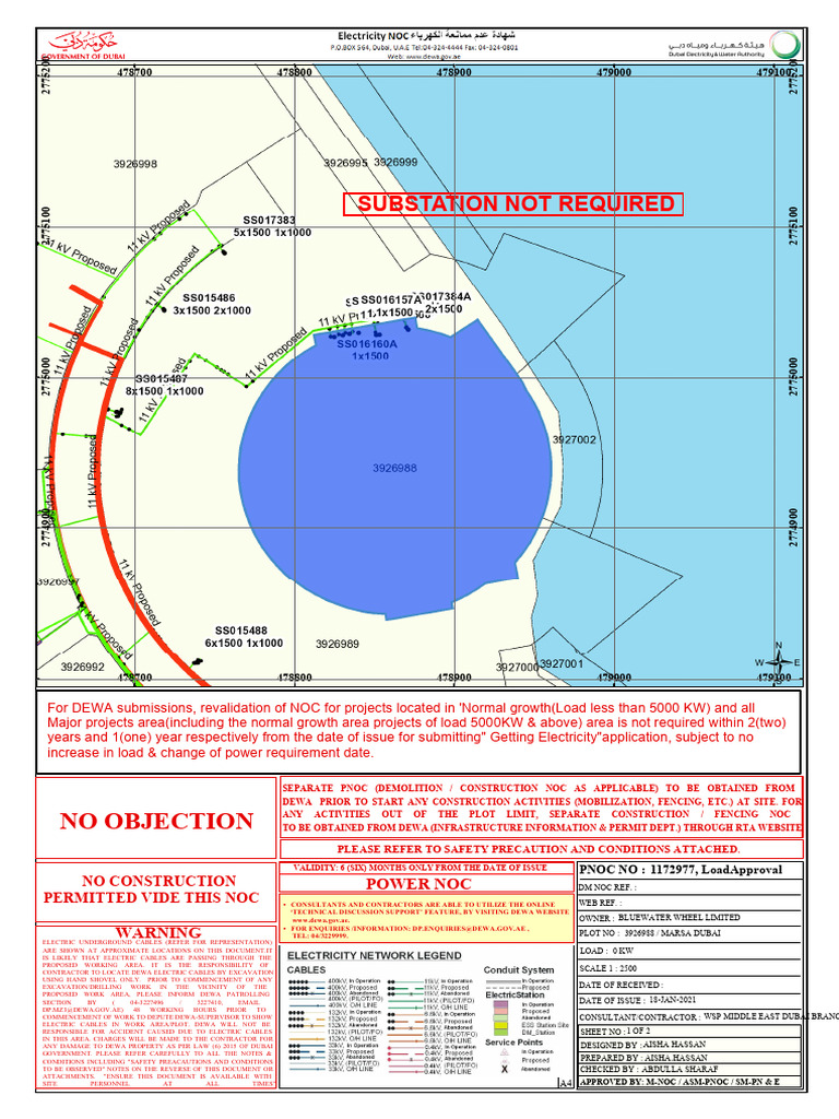 210118-37442780-DEWA NOC-E-082743 (Approved) | PDF | Electrical ...