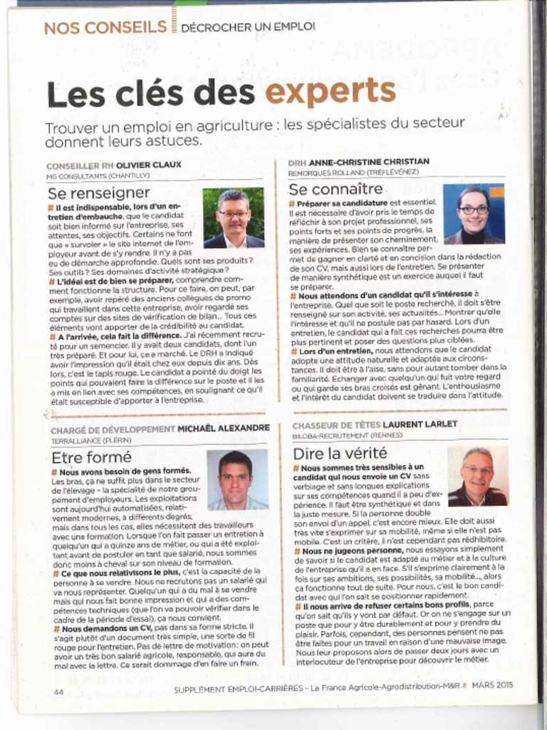 Les Clés Des Experts | PDF