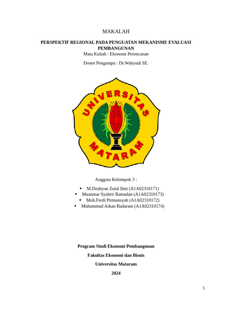 Eko Perencanaan K3 | PDF