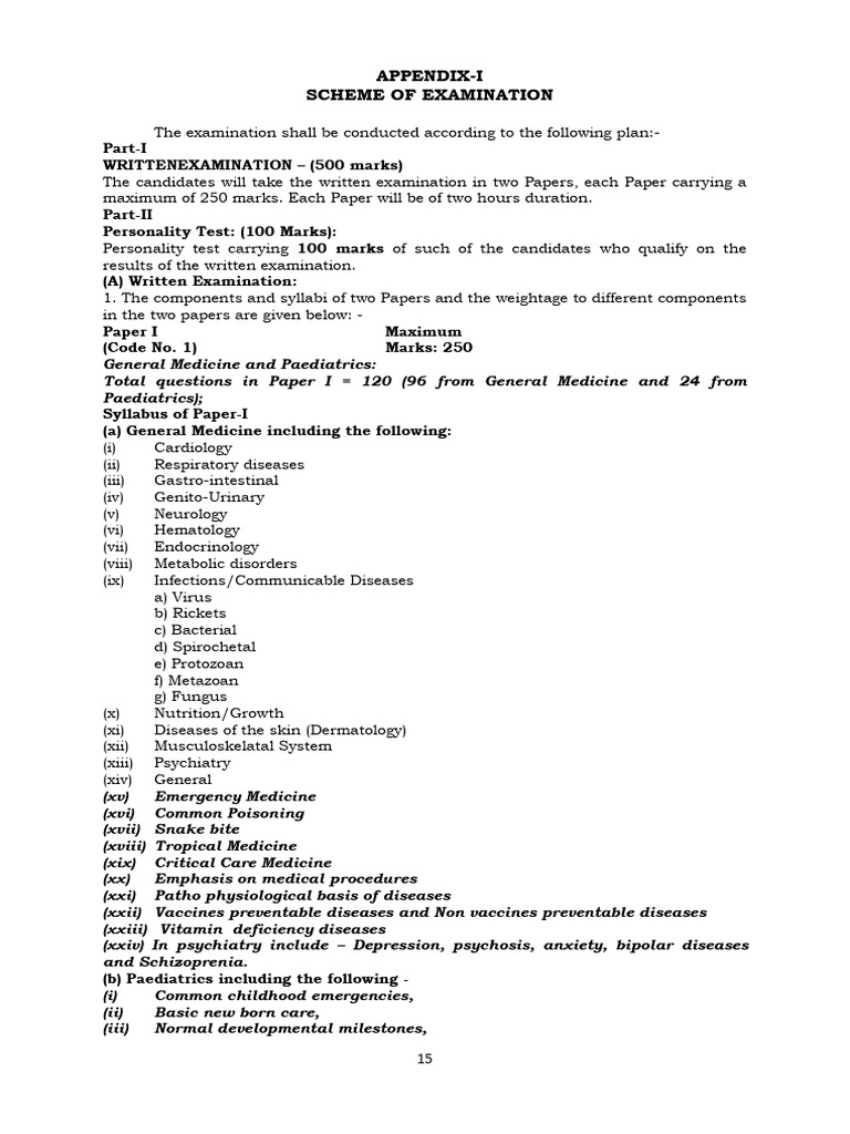 UPSC Cms Syllabus and Pattern | PDF | Surgery | Childbirth
