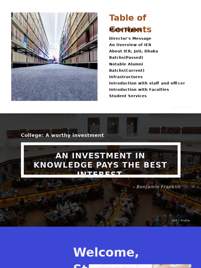 Blue and Yellow University Etiquette Professional Presentation | PDF ...