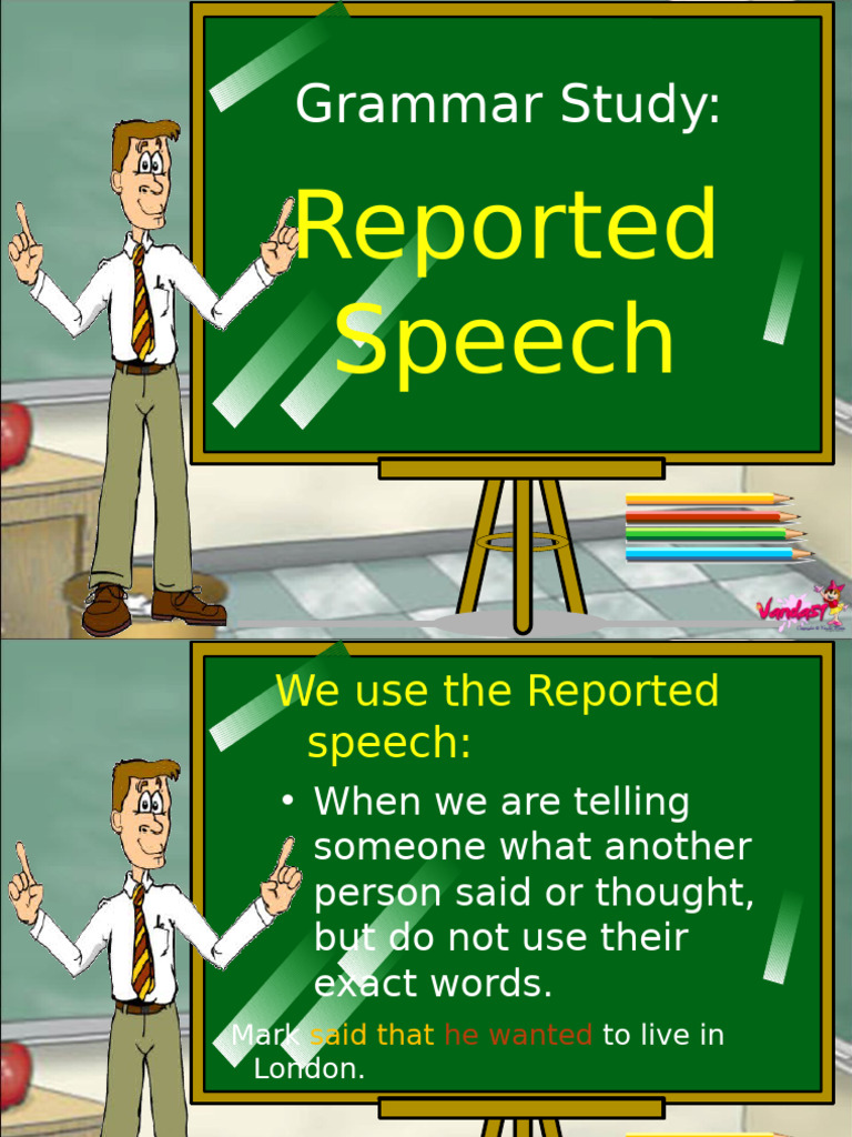 L62 Reported Speech 2023 | PDF | Grammar | Linguistics