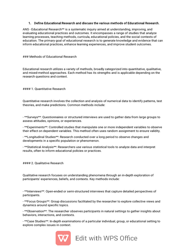 Action Research Assignment | PDF | Methodology | Qualitative Research