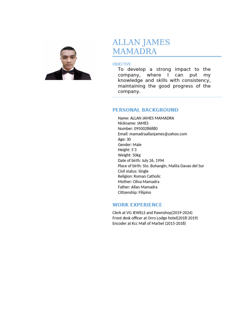 Allan James | PDF | Wellness | Lifestyle