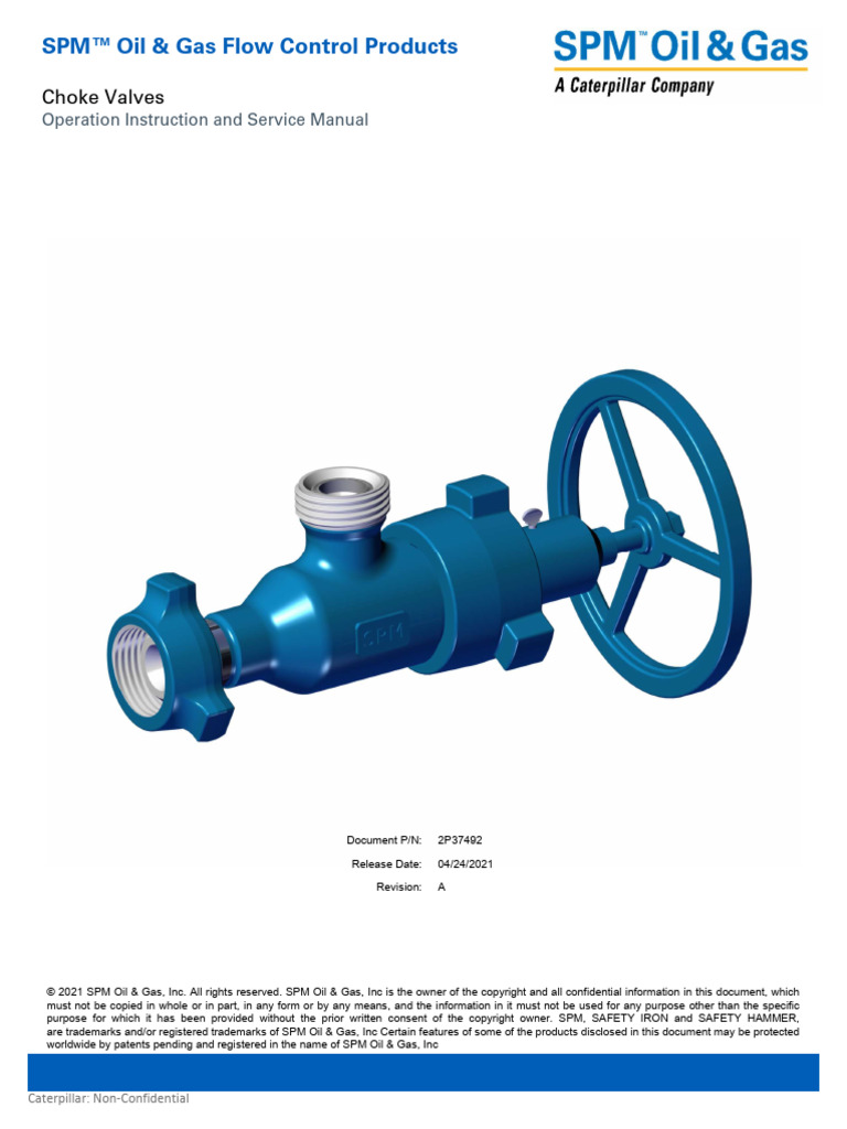 SPM™ Oil & Gas Flow Control Products: Choke Valves | PDF | Valve ...