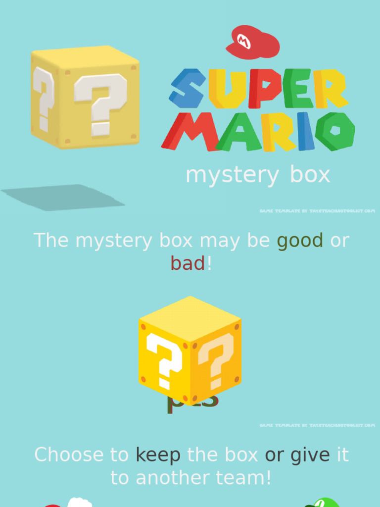 Super Mario Mystery Box | PDF | Games On Nintendo Platforms | Japanese ...